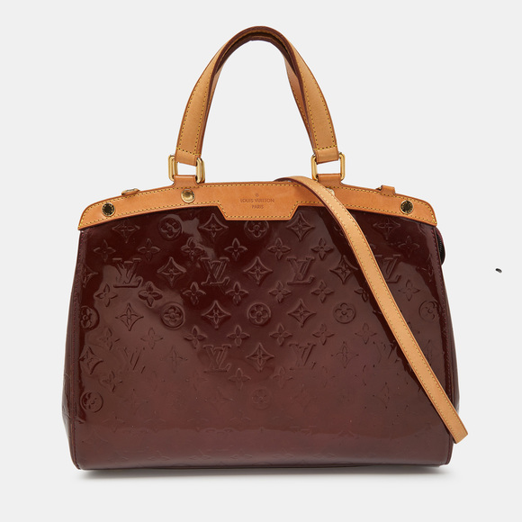 Louis Vuitton | Bags | Louis Vuitton Amarante Monogram Vernis Brea Gm ...
